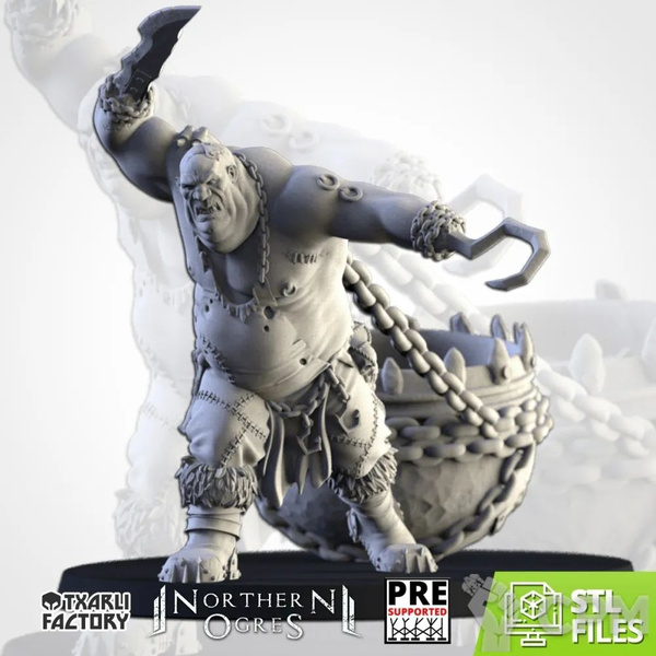 Warhammer Ogor Butcher/Skrag Proxy/Огор мясник - купить с доставкой по ...