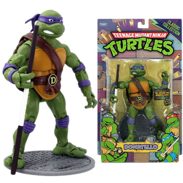 Фигурка Черепашки Ниндзя :Donatello,Ретро-модель из фильма 1988 года, подвижные шарниры (высота ...