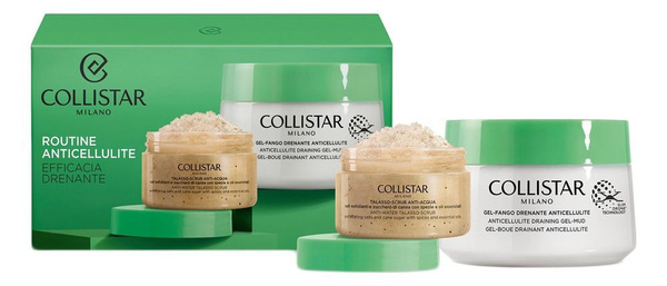COLLISTAR - body anti-cellulite routine + anti-water talasso-scrub ...