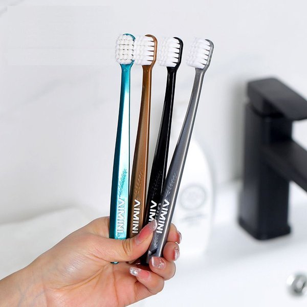 Зубная щетка мягкая, набор из 4 шт., 12 000 щетинок, AIMINI Gen 6 ...