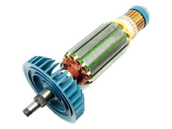 Ротор (якорь) Makita 9527NB, 9528NB в сборе для ушм (оригинал) 517308-0 ...