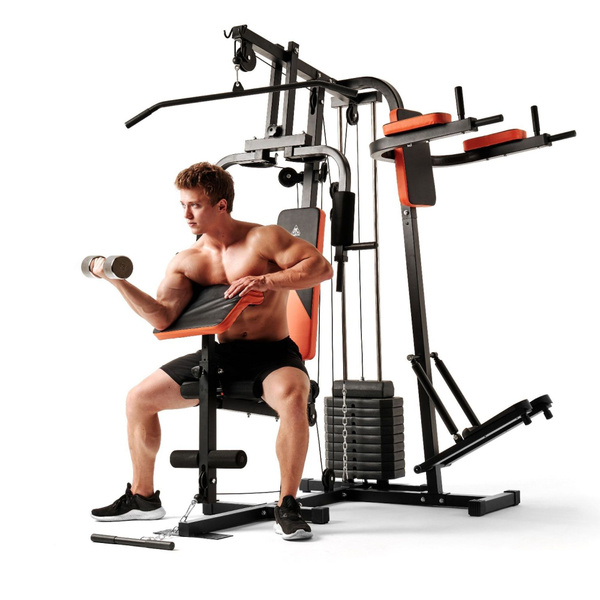 Силовой комплекс DFC HomeGym D7002 парта для бицепса, степпер, брусья пресс, силовой ...