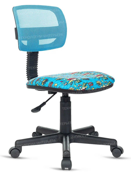 Детское компьютерное кресло Бюрократ CH-299-F!_мультиколор абстракция ...