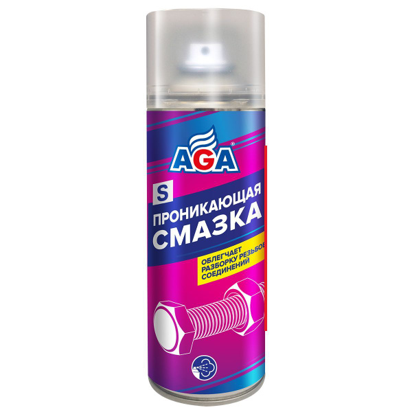 Проникающая смазка AGA854S, 520 мл./ 260 гр. - купить в интернет-магазине OZON по выгодной цене ...