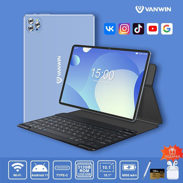 Купить планшет VANWIN V62 Pad 10.1", 512 GB по низкой цене: отзывы ...