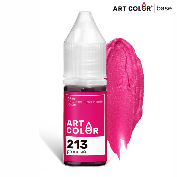 Краситель пищевой кондитерский Розовый ART COLOR BASE 10 мл - купить с ...
