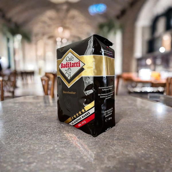 Кофе в зернах Cafe Badilatti Borobodur, арабика/робуста, премиум ...