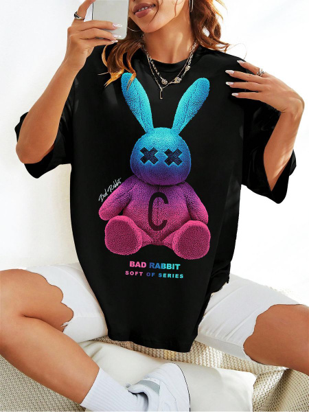 Футболка RoMaxTex, размер 52, цвет черный, хлопок 93%, лайкра 7% ...