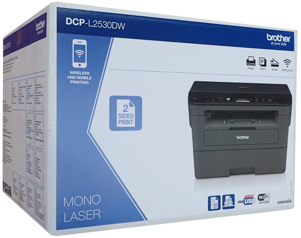 МФУ Лазерное Brother DCP-L2530DW купить по низкой цене в интернет ...