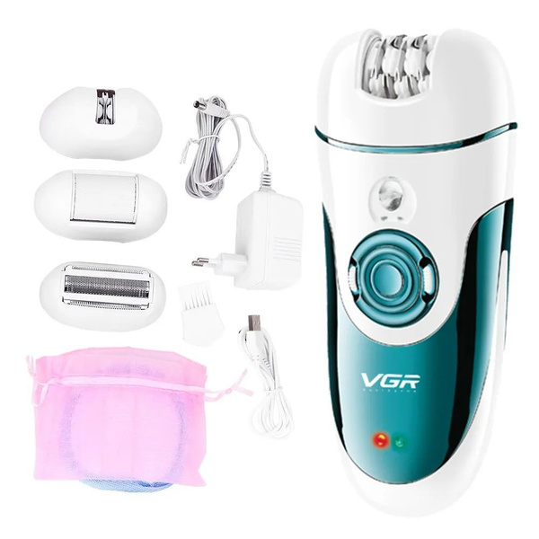 VGR V-700 профессиональный эпилятор 4 в 1 - купить с доставкой по выгодным ценам в интернет ...