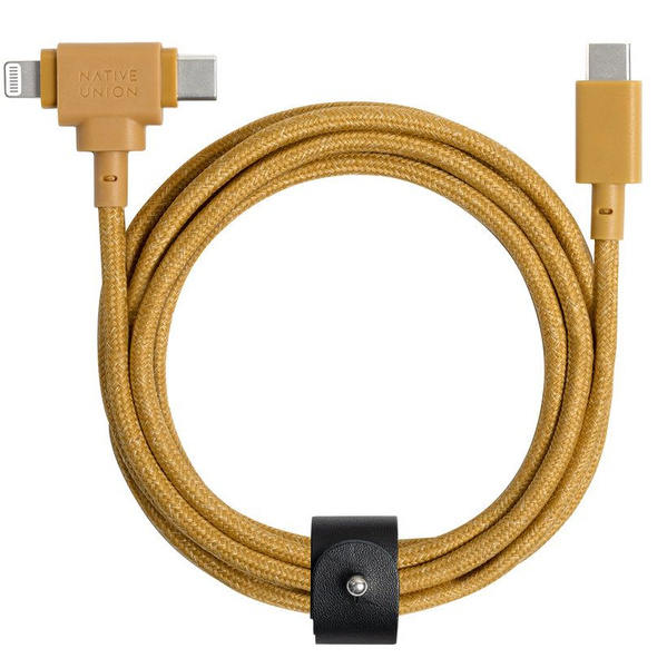 Кабель Native Union Belt Cable Duo USB-C to USB-C/Lightning 1.5m ...