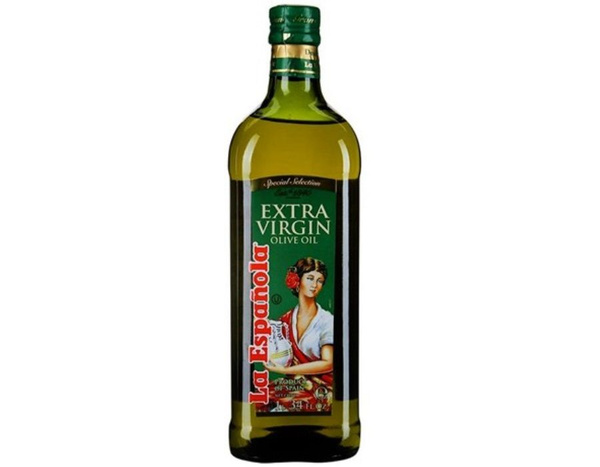 Масло оливковое La Espanola Extra Virgin в стеклянной бутылке, 1 л ...