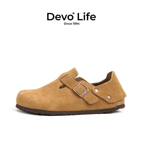 Полусапоги Мужской Devo Life, размер 38 светло-коричневый На любой сезон Платформа Китай Пряжка ...