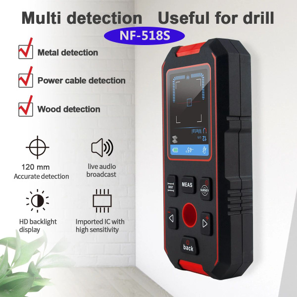 Купить Металлический детектор Noyafa NF - 518S Кабельный трекер ...