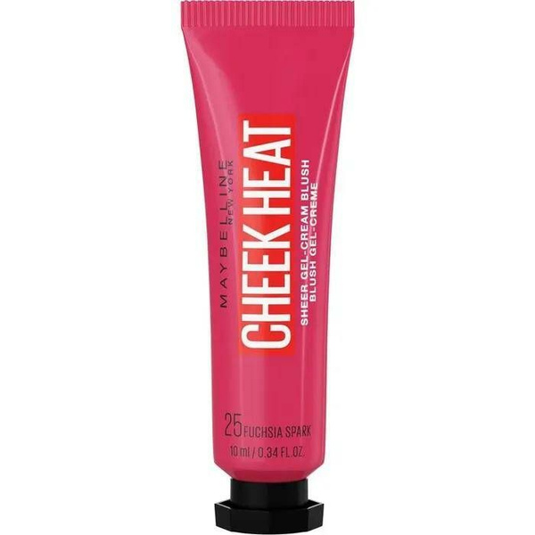 MAYBELLINE NEW YORK Румяна "Cheek Heat", 25 Fuchsia Spark, 10 мл ...