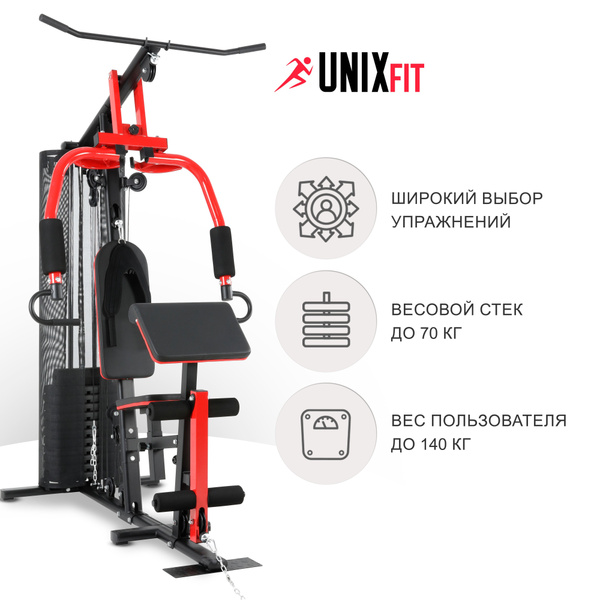 Тренажер Силовой комплекс UNIX Fit BLOCK MAX купить по низкой цене с ...
