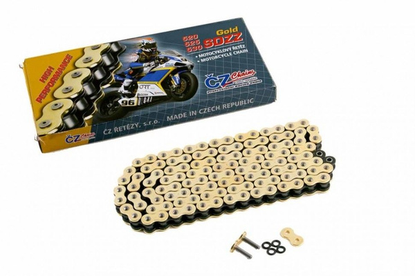 Цепь для мотоцикла CZ Chains 525 SDZZ Gold - 112 (Active-Ring ...