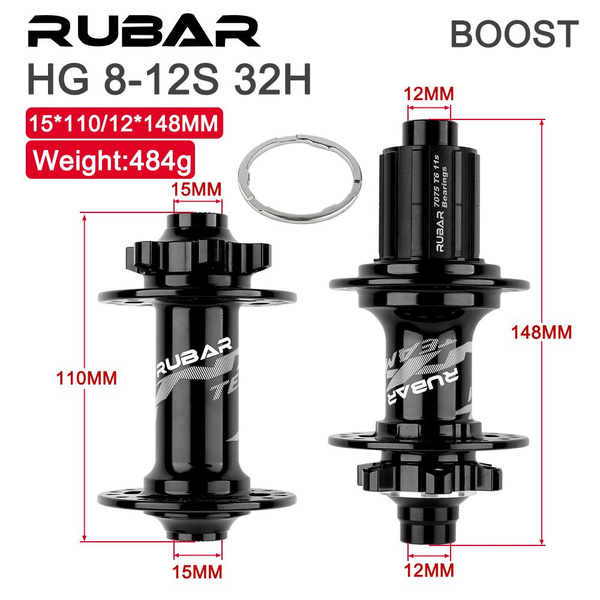 Втулка для горного велосипеда RUBAR TEAM 32 отверстия BOOST передняя ...