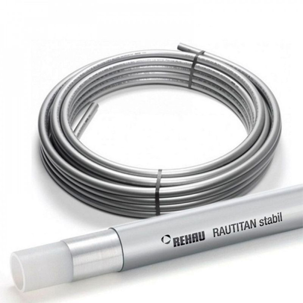 Труба универсальная _REHAU_ Rautitan stabil 25х3,7 мм, бухта 50 м купить на OZON по низкой цене ...