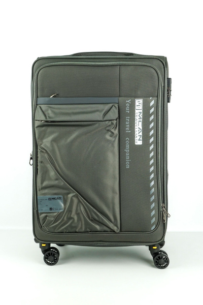 Чемодан Chemodan 360 большой текстильный с расширением на 4-х съемных колесах с кодовым замком ...