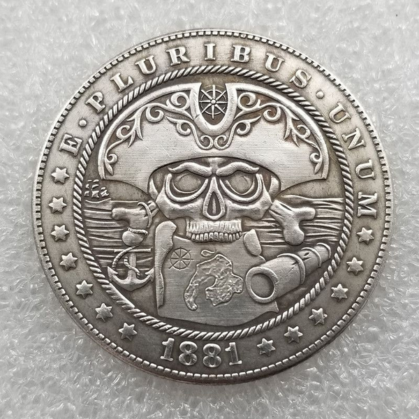 Монета America 1881 Wanderer One Dollars ( Пират и карта) купить c доставкой на OZON по низкой ...