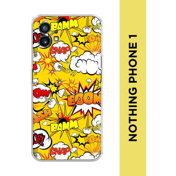 Силиконовый чехол на Nothing Phone 1 / Нотинг Фон 1 "Поп Арт эффекты ...