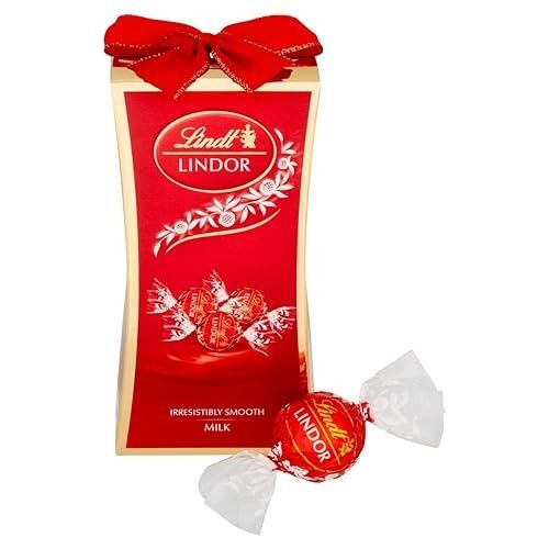 Конфеты из молочного шоколада Lindt Lindor в подарочной коробке 75 г ...