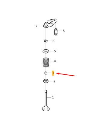31375697 Сальник выпускного клапана Volvo - Volvo арт. 31375697 ...