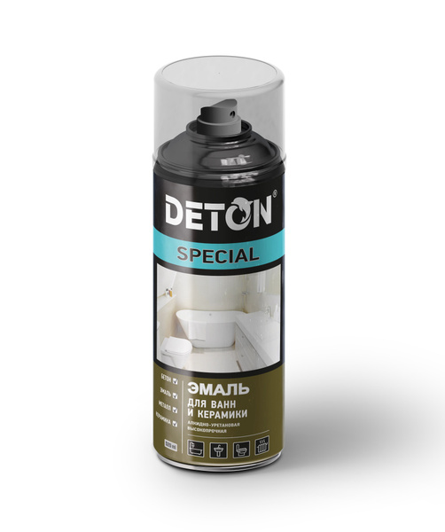 Эмаль Deton аэрозоль для ванн и керамики "Deton Special" 520 мл ...