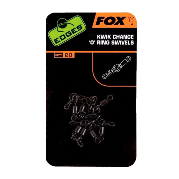 Быстросъём Fox Edges Kwik Change O Ring Swivels 7 (10 шт. в упаковке). - купить по выгодной цене ...