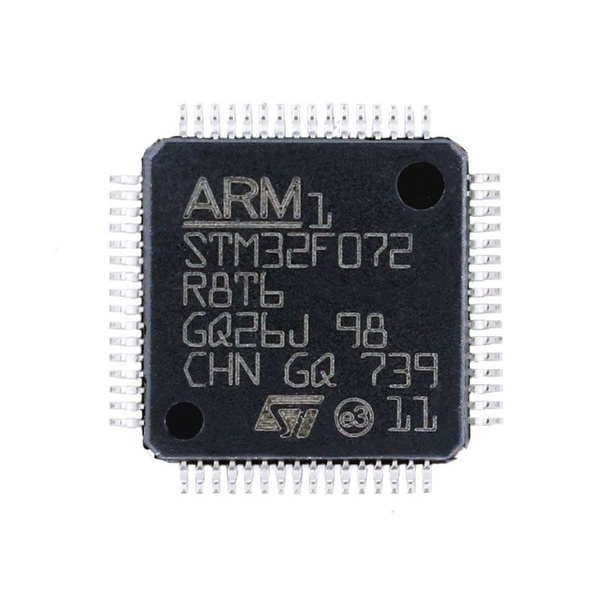 Электронные модули STM32F072R8T6 LQFP64 ARM Cortex-M4 32-разрядный микроконтроллер микросхема ...