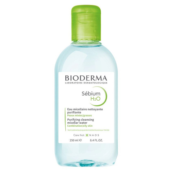 BIODERMA Мицеллярная вода очищающая для жирной и проблемной кожи лица ...