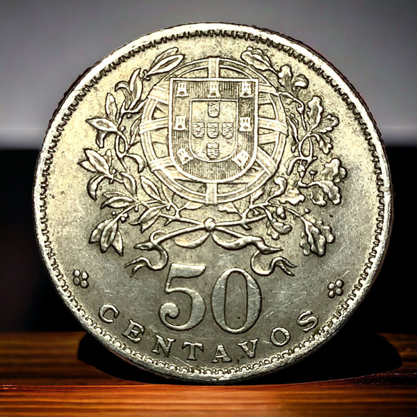 Монета Португалия 50 сентаво 1968 года. Богиня Либертад - купить в интернет-магазине OZON с ...