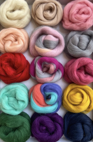 Набор шерсти для валяния 15х10гр - купить с доставкой по выгодным ценам ...