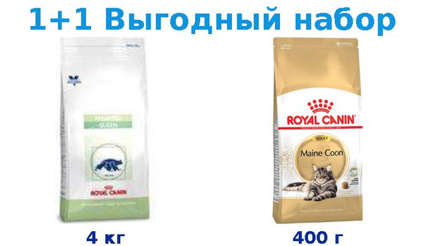 Сухой корм Взрослые, Royal Canin Queen 4 кг + Взрослые, Royal Canin ...
