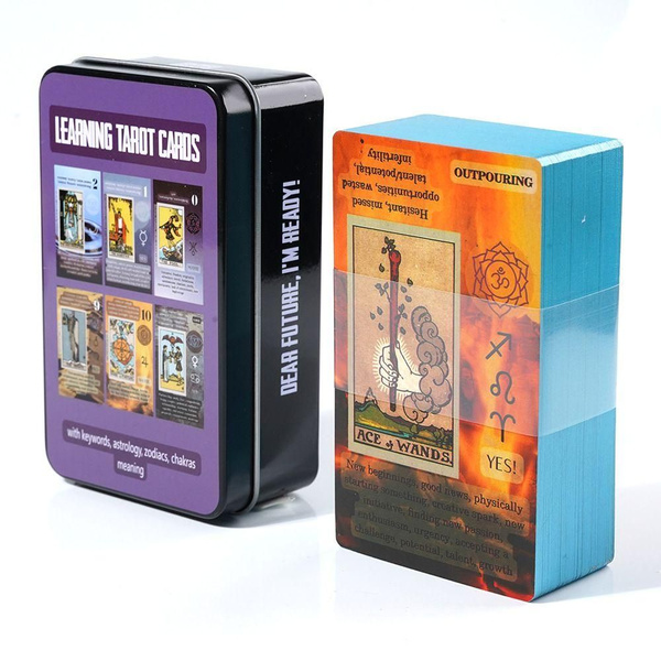Карты Таро в жестяной коробке / Learning Tarot Cards 10.3*6см. - купить ...
