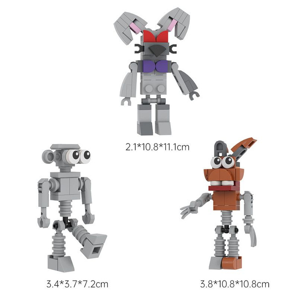 Строительные блоки BuildMoc Robot, серия FNAF wu ye, игрушки для ...