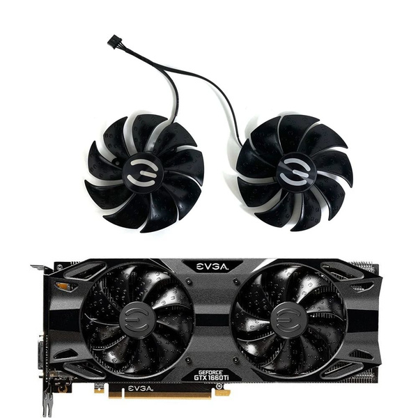 PLA09215S12H GPU Cooler FAN, для EVGA GTX 1660TI, 1660Super, RTX 2060 ...