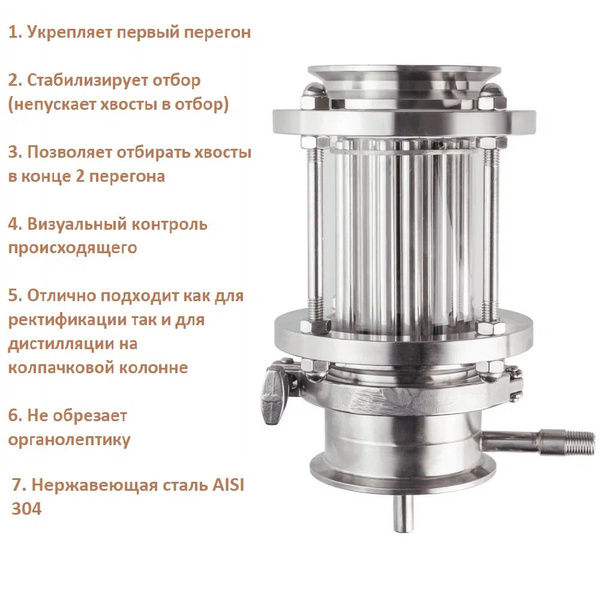 Многотрубная царга МЦ 3 дюйма, c диоптром , 31 трубка 10 мм - купить с ...