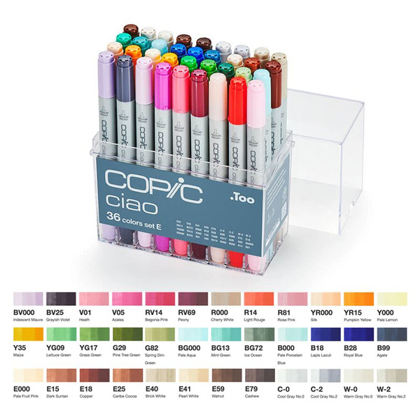 Copic Маркер Акварельный, 36 шт. - купить с доставкой по выгодным ценам ...
