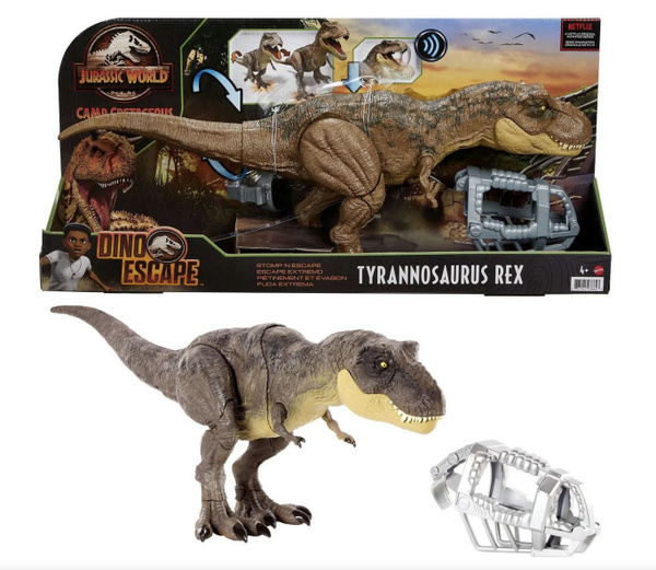 Фигурка динозавра Jurassic World Атакующий Тирекс Tyrannosaurus Rex ...