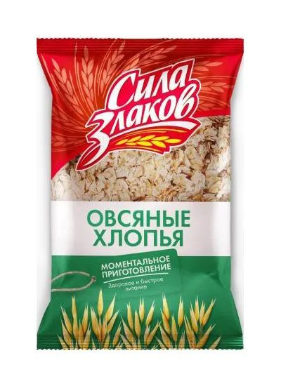Овсяные хлопья "Сила злаков" 400г*5пак. - купить с доставкой по ...
