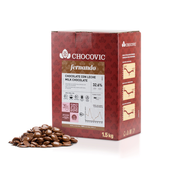 Молочный шоколад Chocovic Fernando 32,6% (1,5 кг) купить на OZON по ...