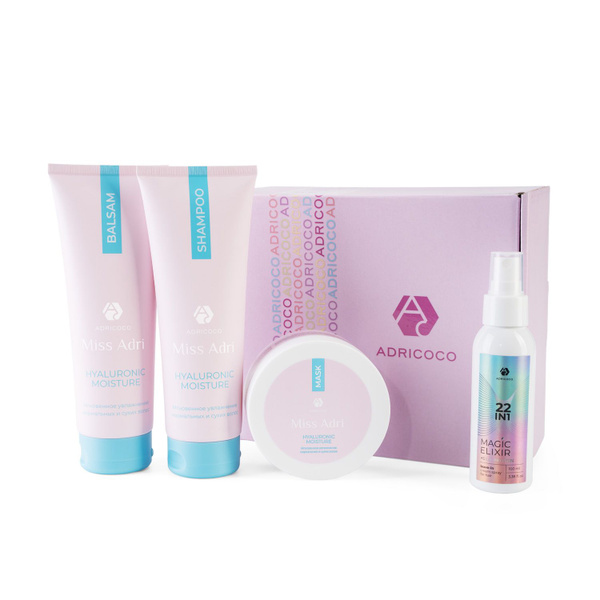 ADRICOCO Косметический набор для волос, 800 мл - купить с доставкой по выгодным ценам в интернет ...