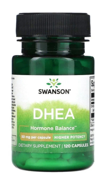 Swanson ДГЭА, DHEA, Hormone Balance, повышенная эффективность, 50 мг, 120 капсул купить на OZON ...