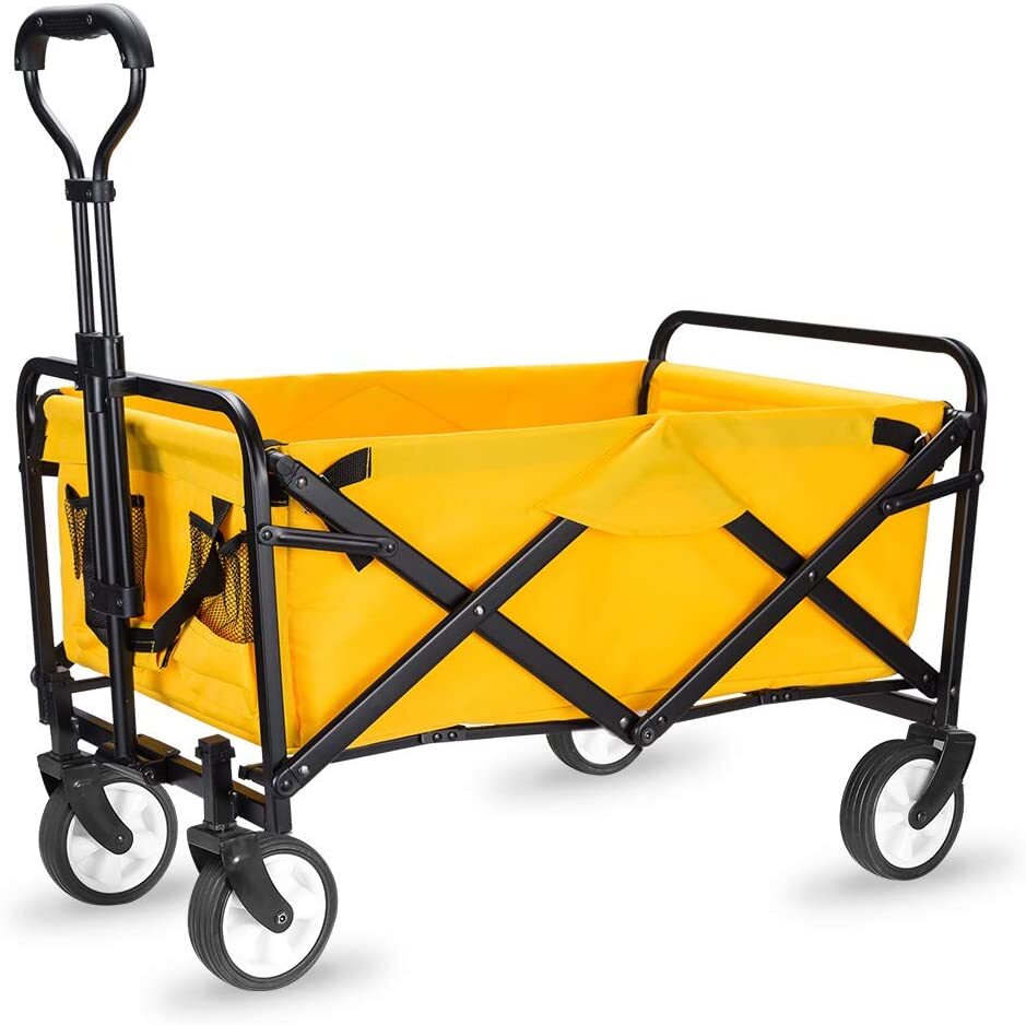 Характеристики Тележка складная Monkey Wheels MW-60Y желтая ...