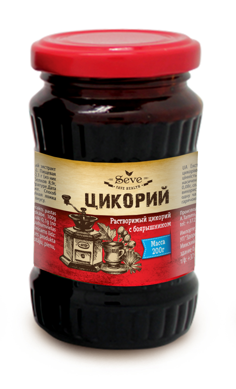Цикорий Seve с боярышником, 100% натуральный, жидкий, 200 г — купить в ...