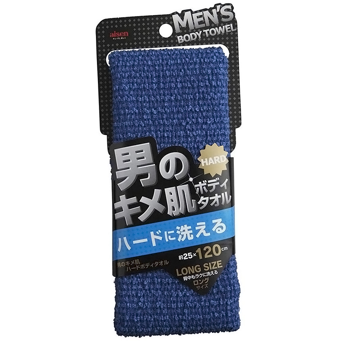 AISEN Мужская мочалка для тела Mens Skin Texture, жесткая, удлиненная ...
