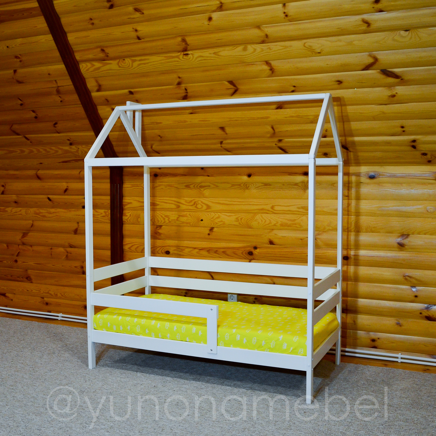 Кровать-домик 90х180х80 см, alberro kids кровать домик классика 180 ...