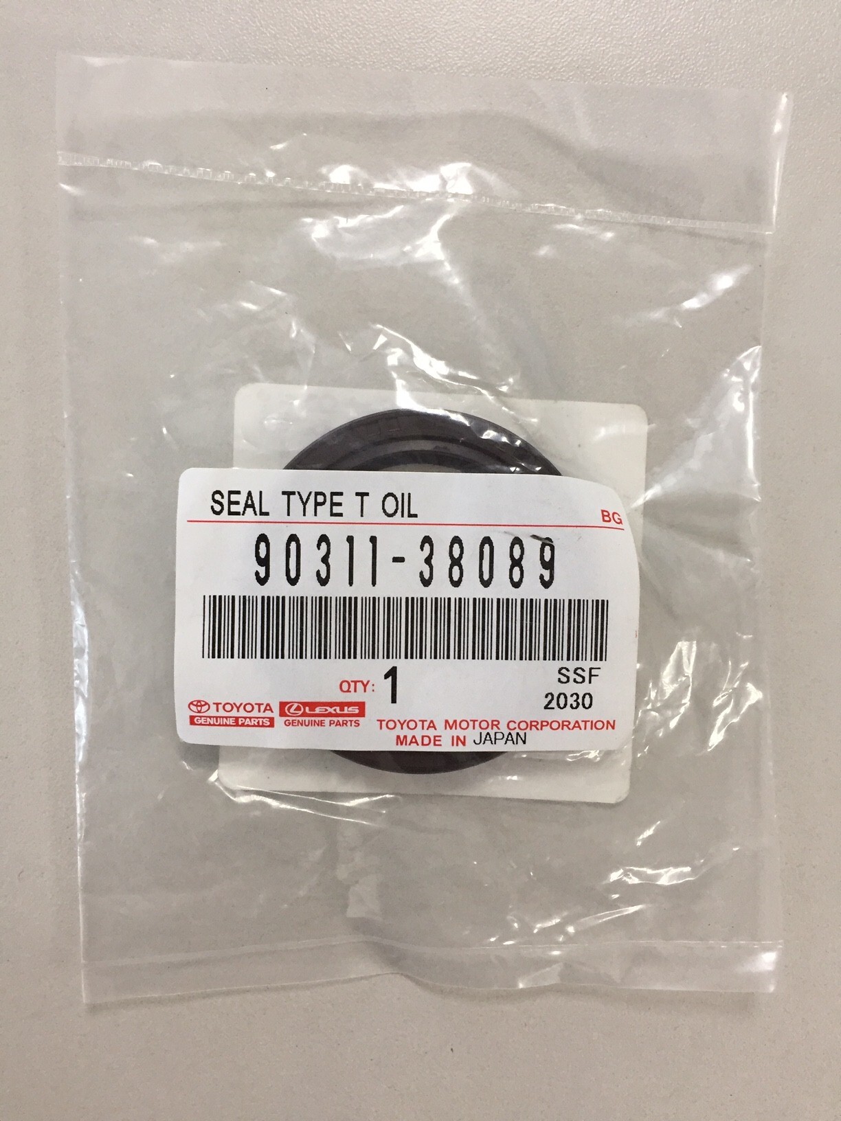 Сальник коленвала передний TOYOTA 90311-38089 - Toyota арт. 9031138089 ...